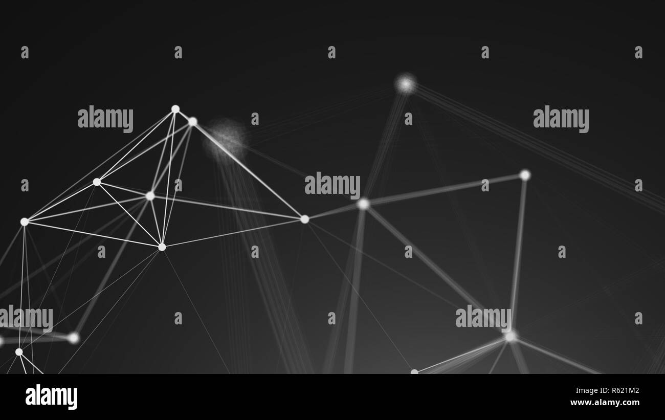 Abstract connection dots. Technology background. Digital illustration ...