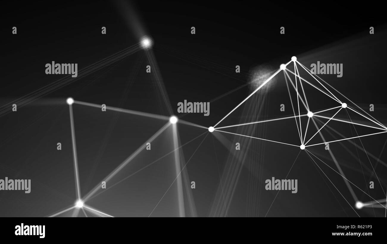 Abstract connection dots. Technology background. Digital illustration ...