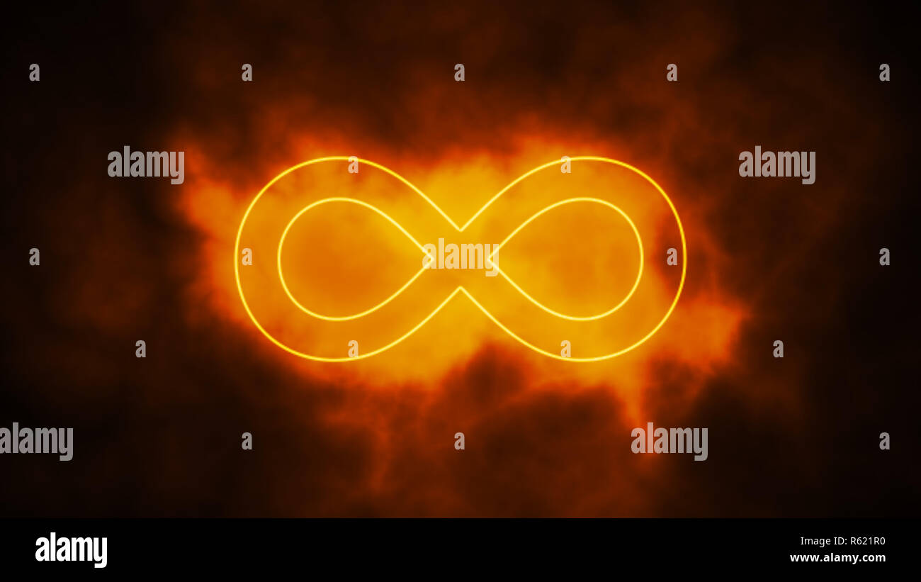 Abstract background infinity sign Stock Photo - Alamy