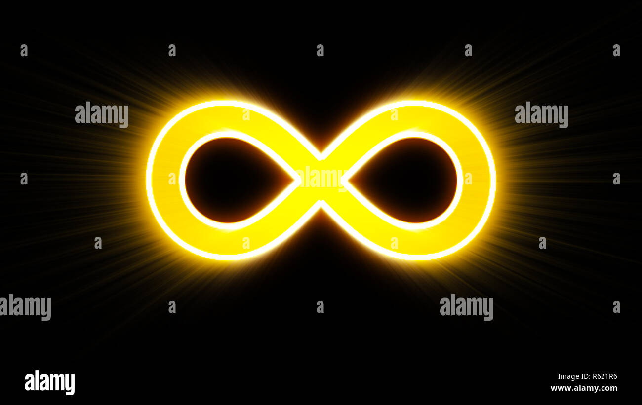 Abstract background infinity sign Stock Photo - Alamy