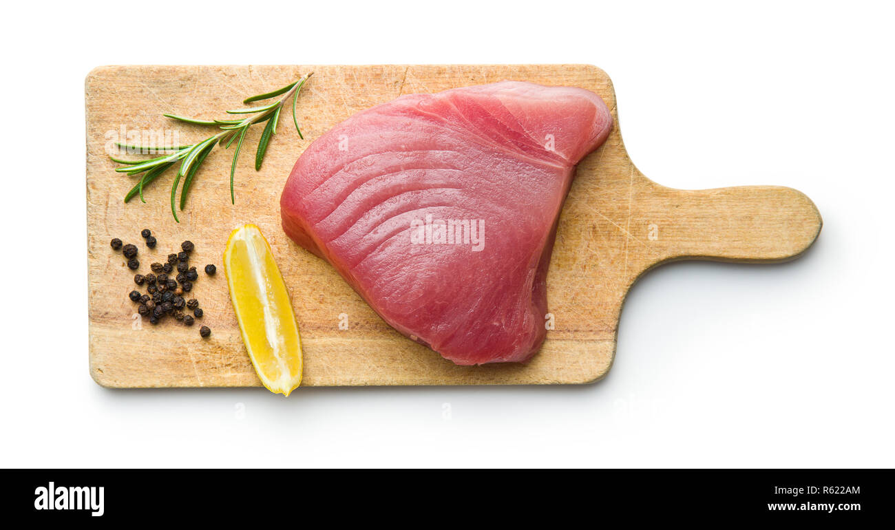 Fresh raw tuna steak Stock Photo - Alamy