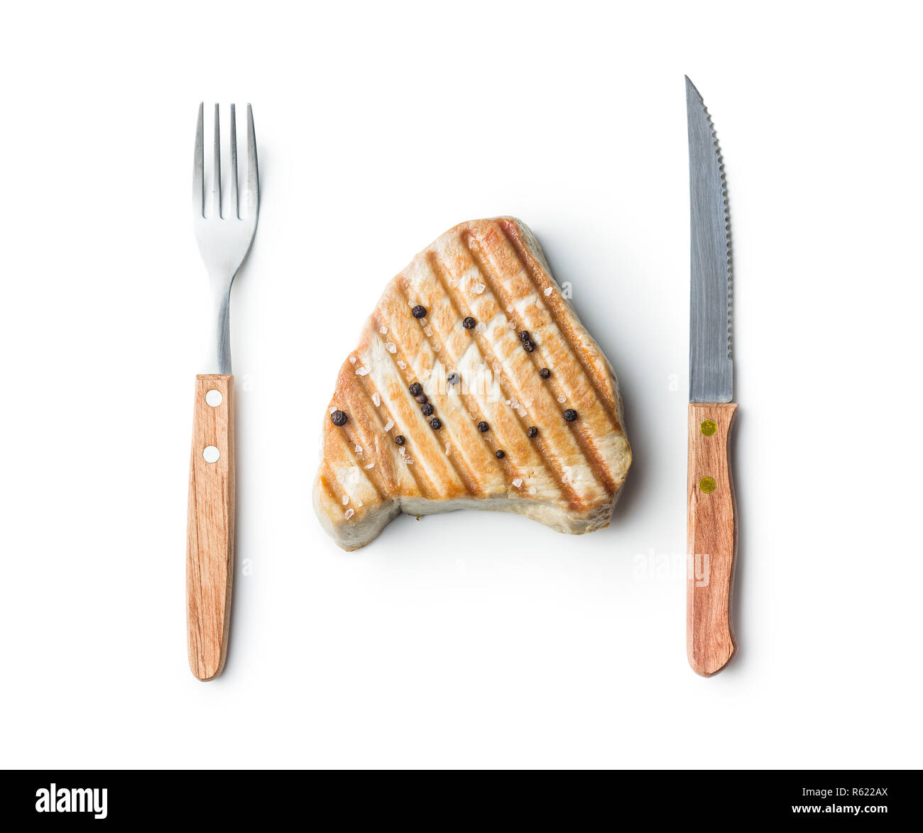 Fried gourmet tuna fish Cut Out Stock Images & Pictures - Alamy