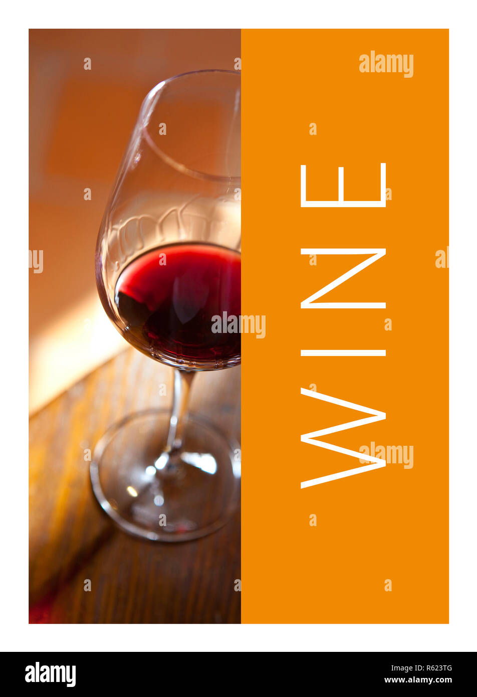 Wine list layout Stock Photo - Alamy