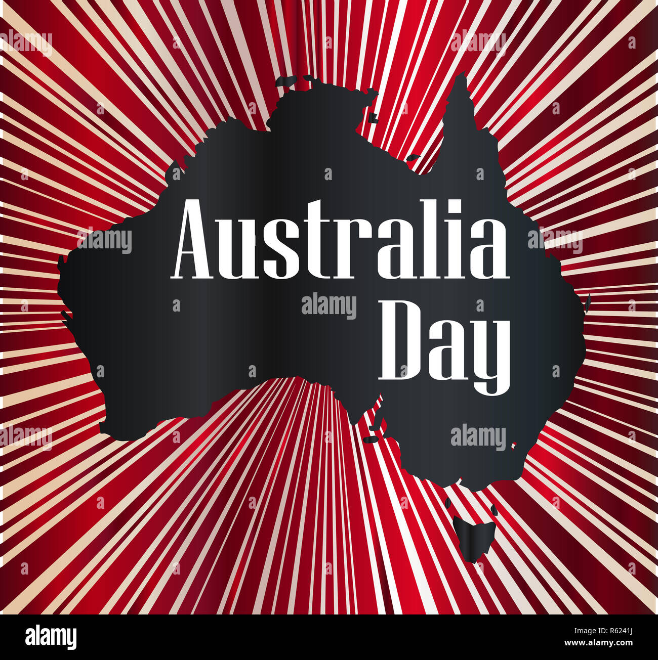 Australia Day Silhouette Stock Photo - Alamy
