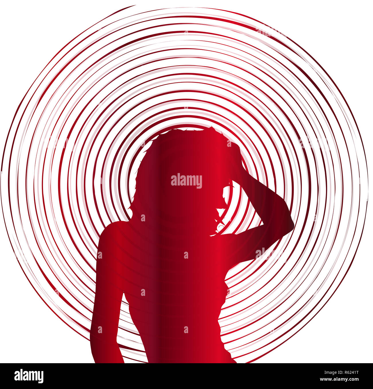 Headache Abstract Illustration Stock Photo - Alamy