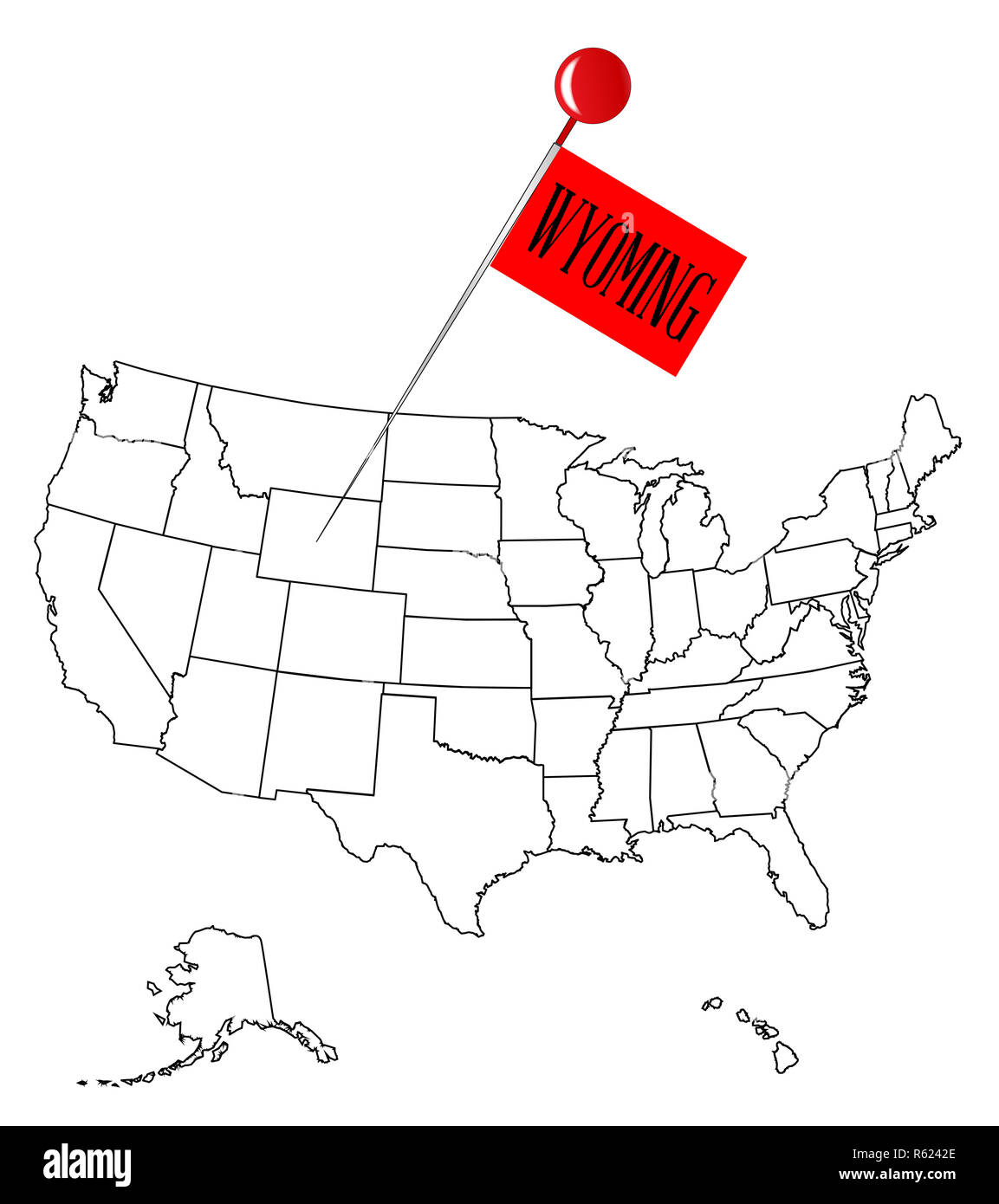 Wyoming Drawing Stock Photos & Wyoming Drawing Stock Images - Alamy
