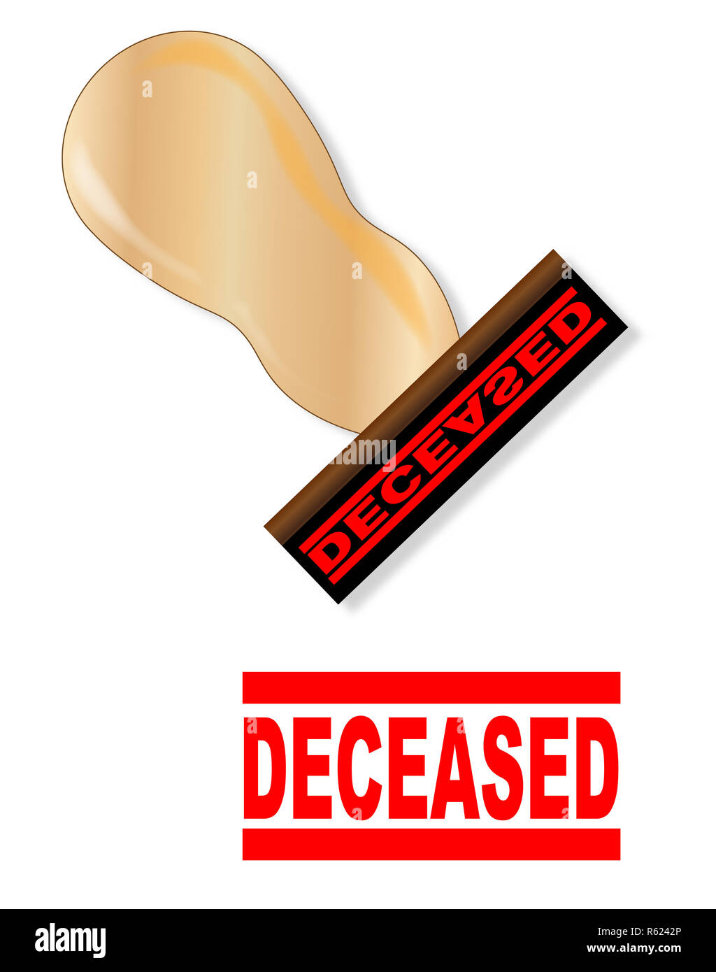 Deceased stamp hi-res stock photography and images - Alamy