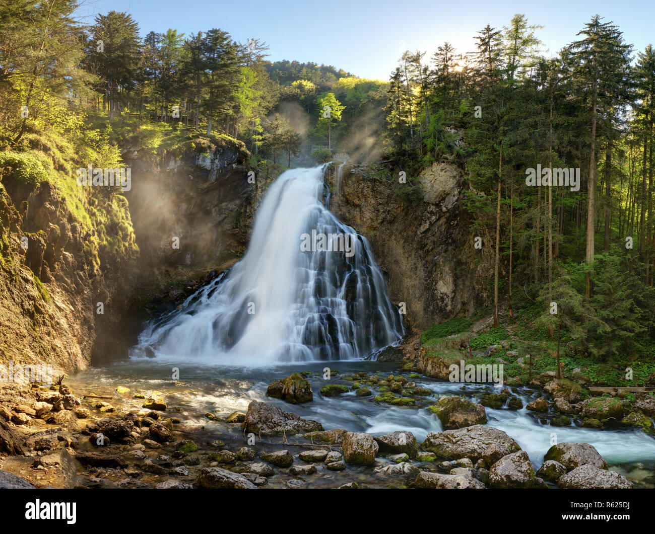 Gollinger waterfall park in hi-res stock photography and images - Alamy