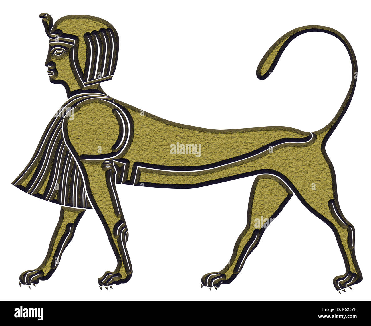 Mythology creature painting Cut Out Stock Images & Pictures - Alamy