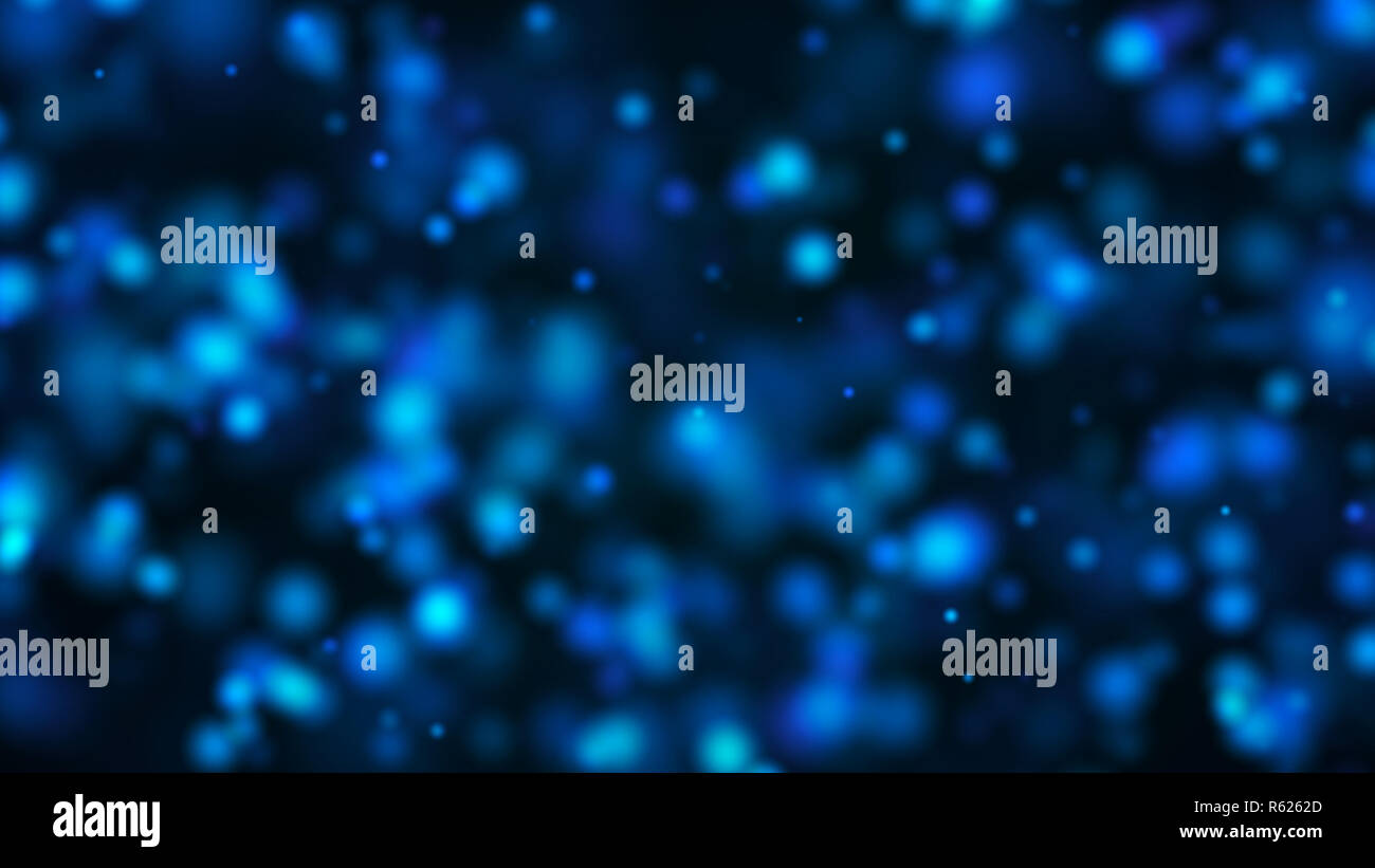 Blue Bokeh background. Digital illustration Stock Photo - Alamy