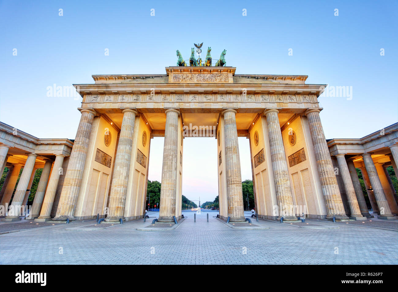 Branderburger Tor- Brandenburg Gate in Berlin, Germany Stock Photo - Alamy
