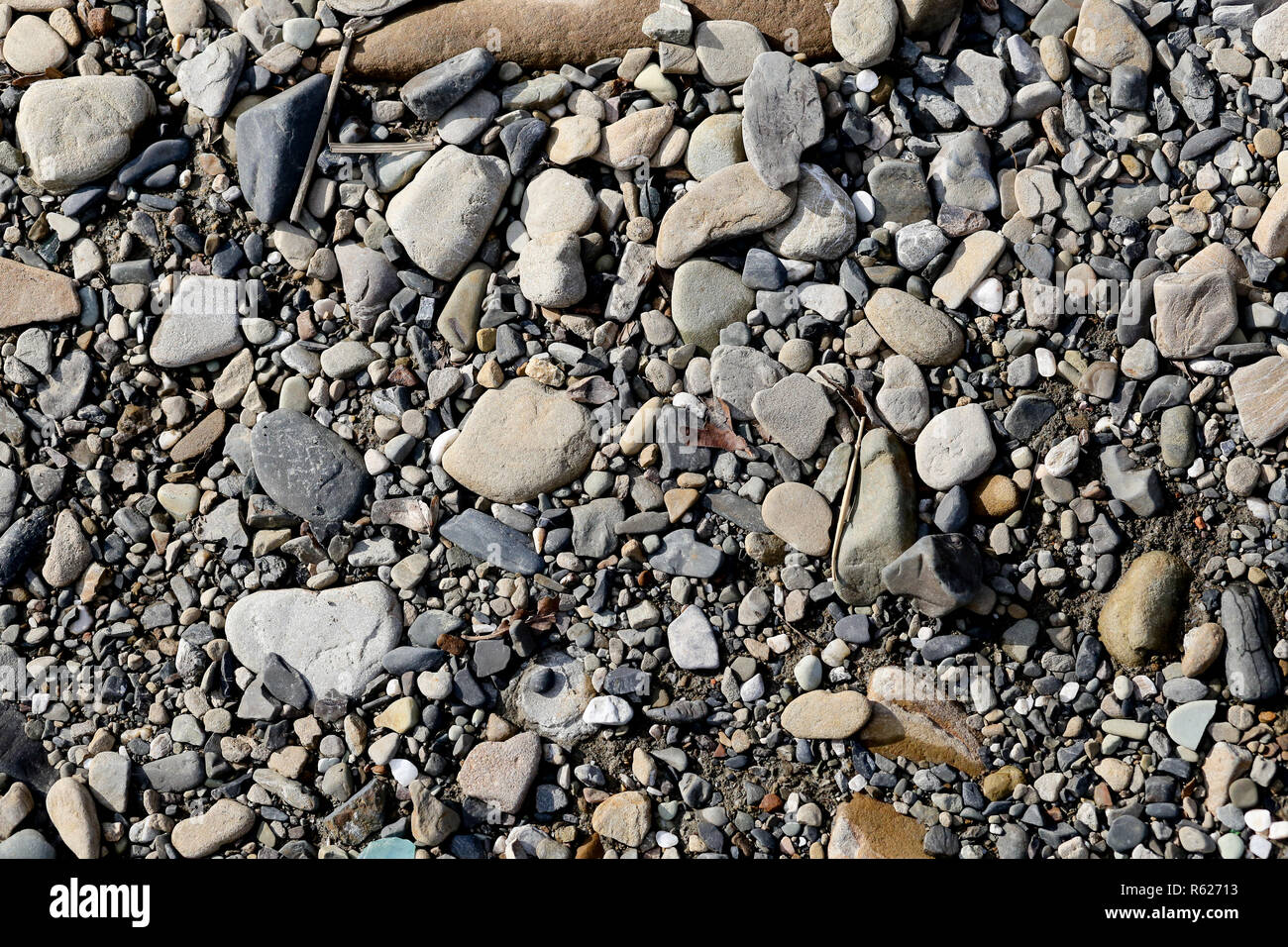 the texture under my feet. the stones on the ground Stock Photo - Alamy
