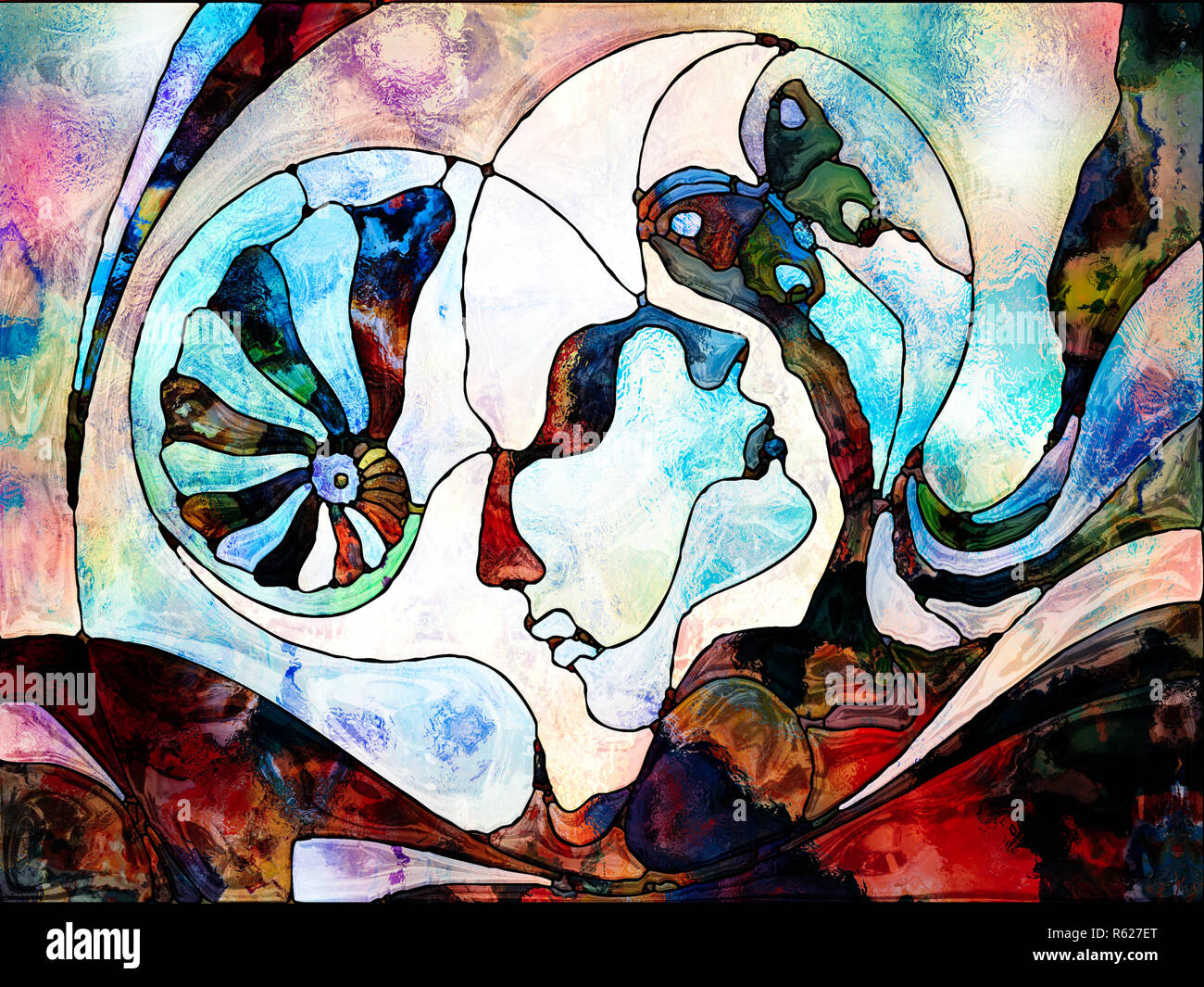 Color Division Backdrop Stock Photo - Alamy