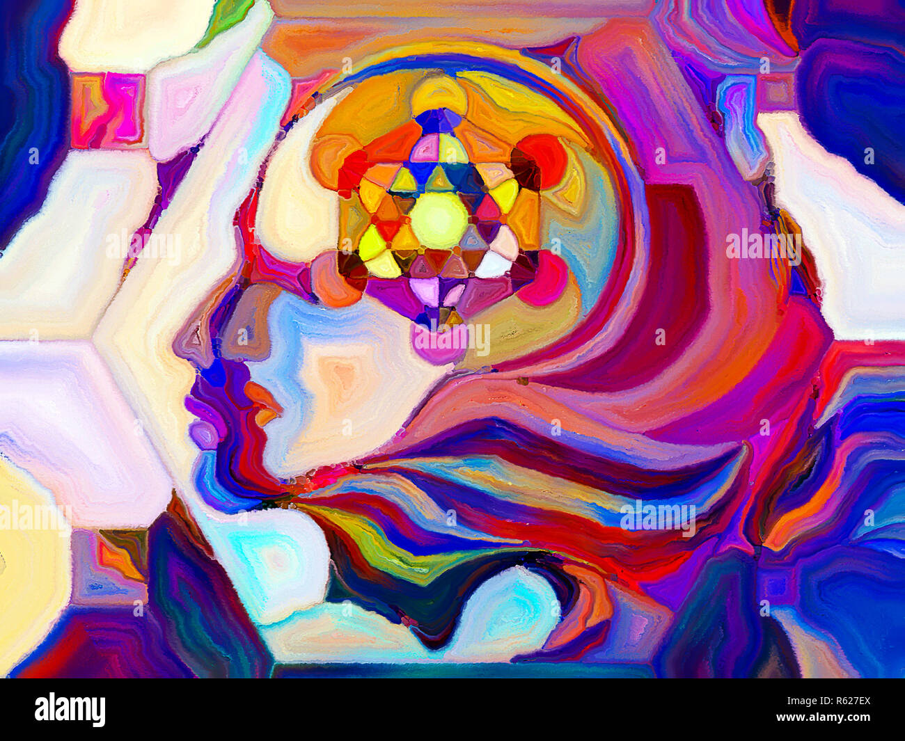 Evolving Color Division Stock Photo - Alamy