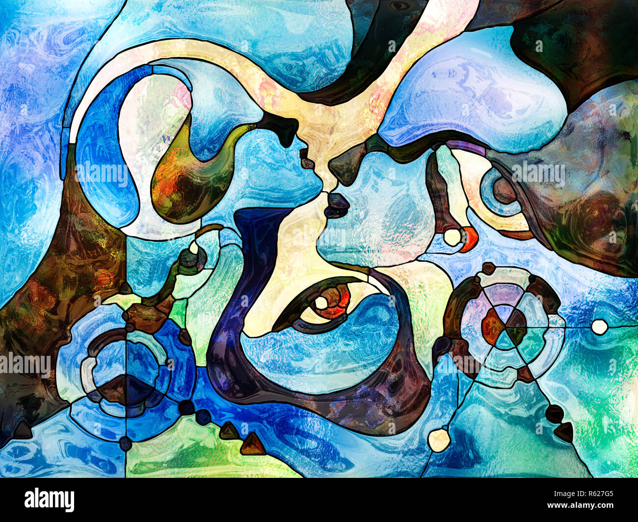 Visualization of Color Division Stock Photo - Alamy