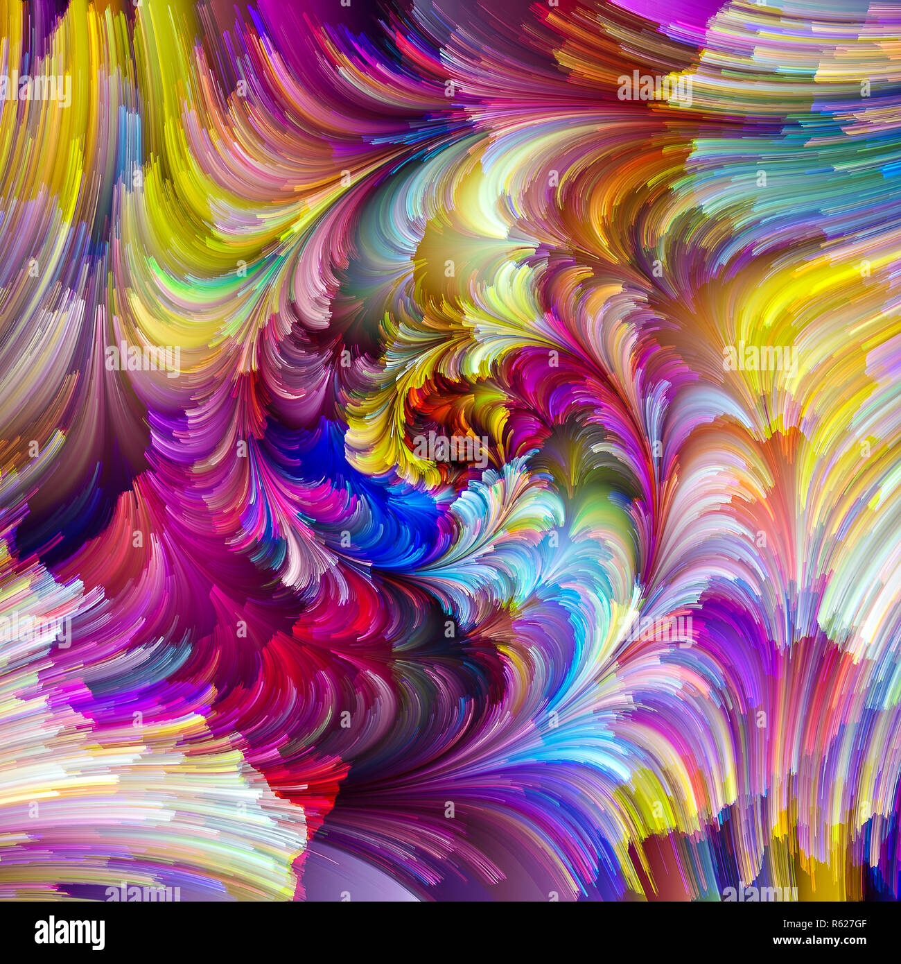 Elements of Painter Palette Stock Photo - Alamy