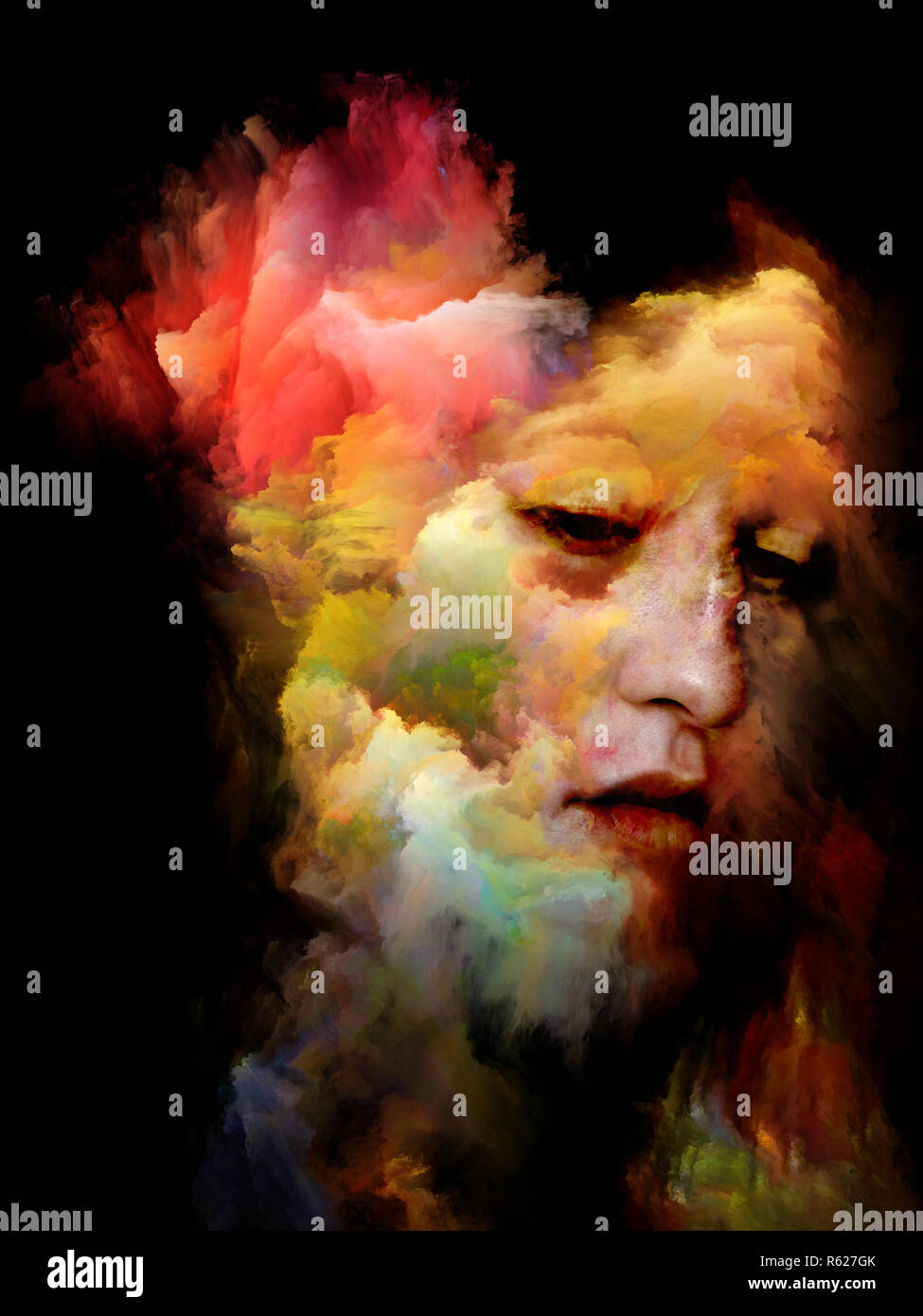 Colors of Mind Stock Photo - Alamy