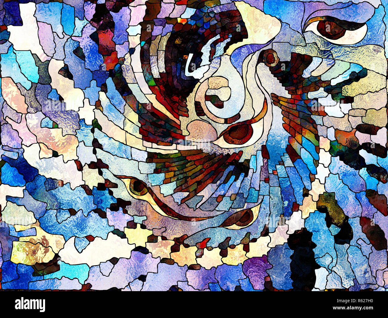 Color Division Design Stock Photo - Alamy