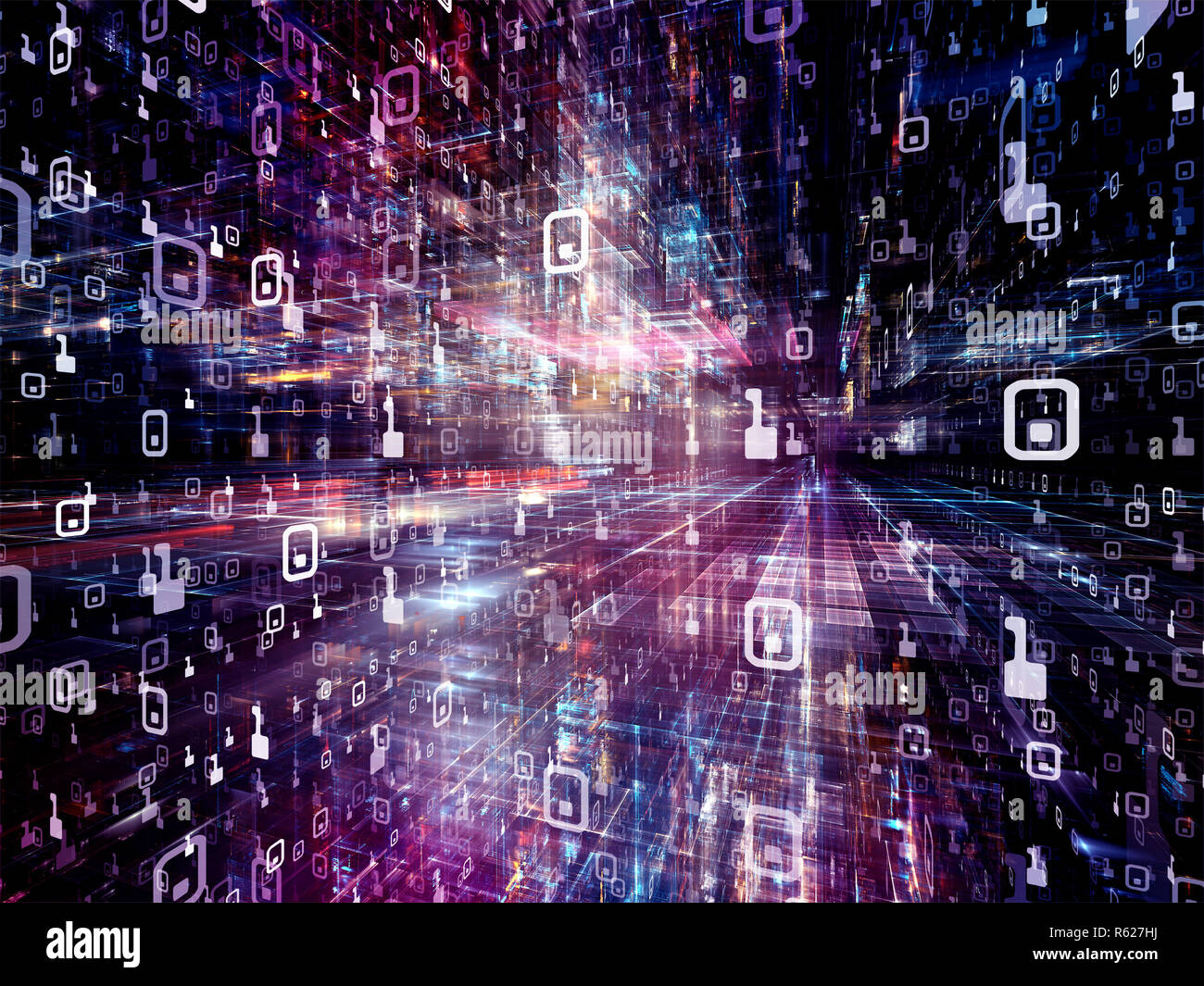 Perspectives of Digital World Stock Photo - Alamy