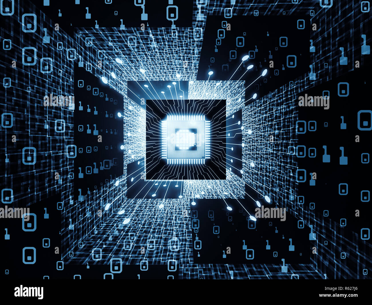 Speed of Digital Processor Stock Photo - Alamy