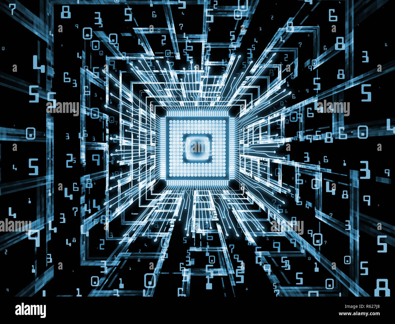 Virtual Digital Processor Stock Photo - Alamy Virtual Digital Processor Stock Photo - Alamy