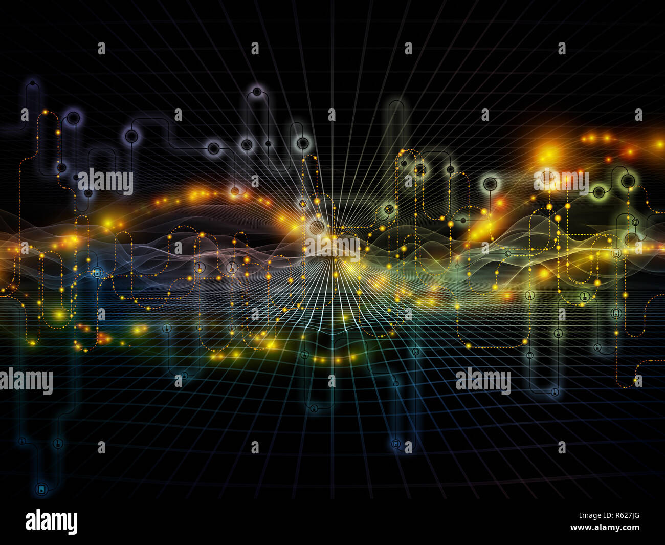 Data Flow Background Stock Photo - Alamy