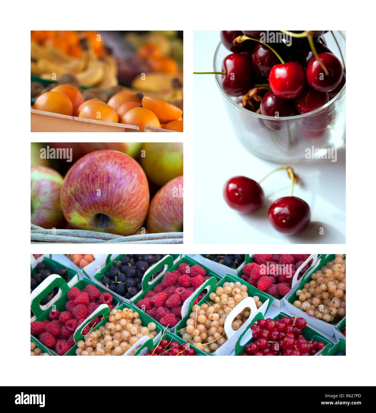 Fruits on a stall Stock Photo - Alamy
