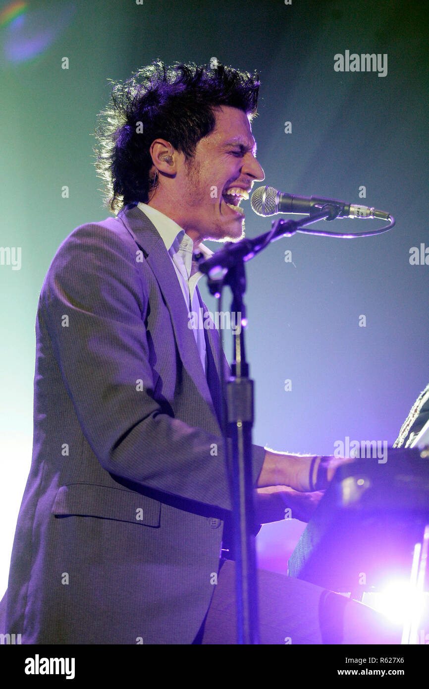 Paul Meany with Mute Math performs in concert at the Seminole Hard Rock ...