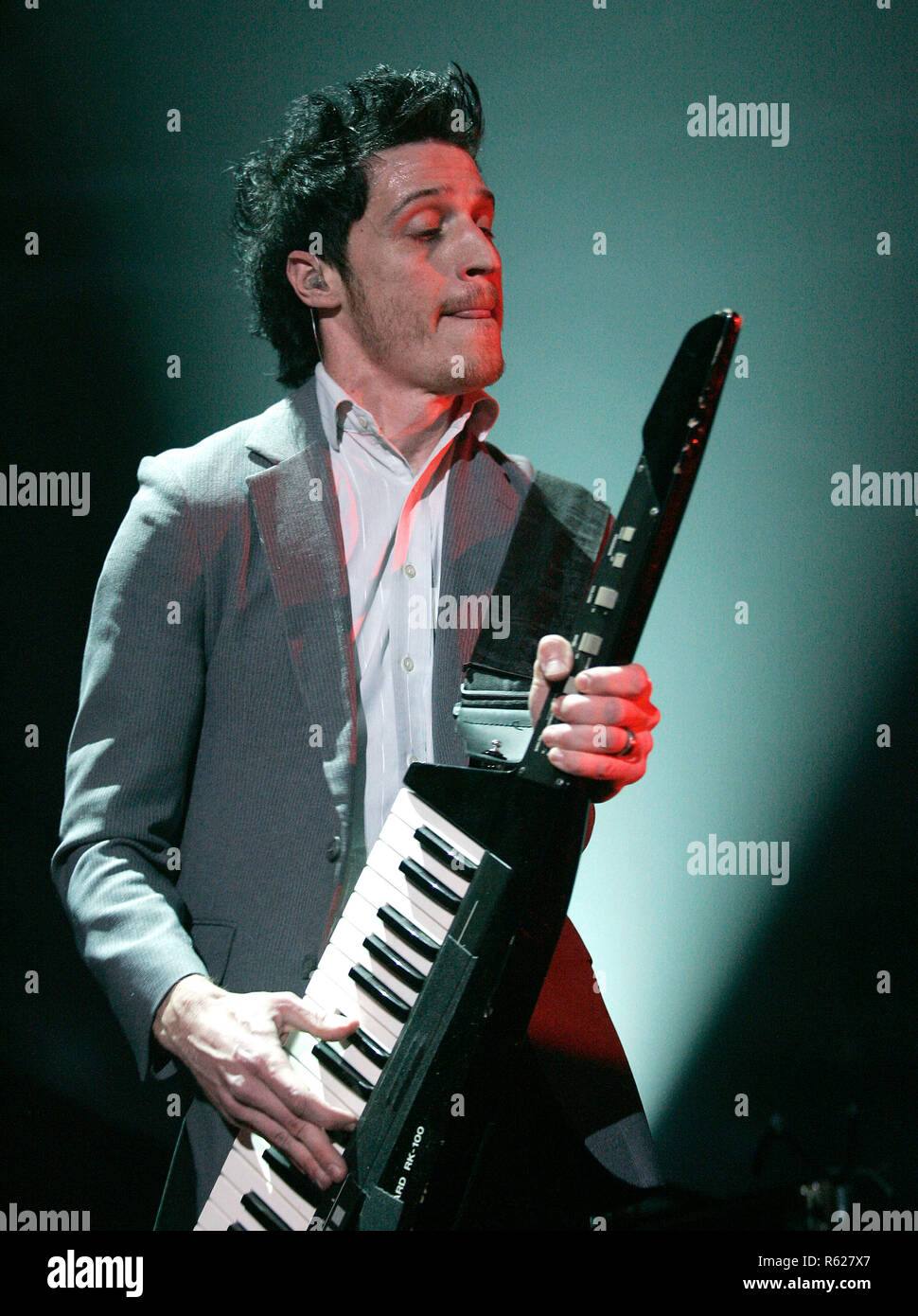 Paul Meany with Mute Math performs in concert at the Seminole Hard Rock ...