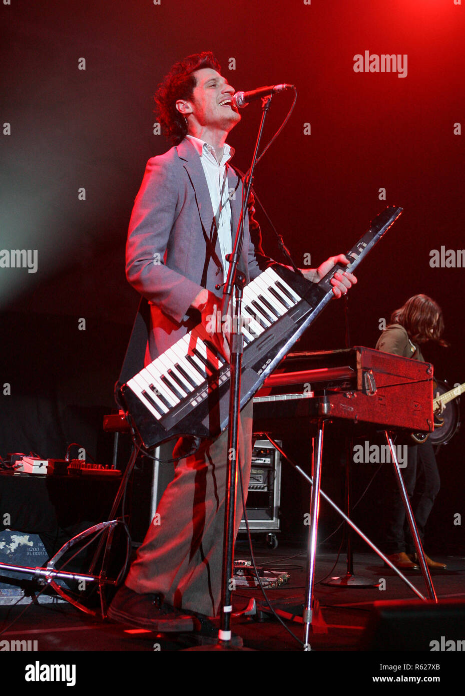 Paul Meany with Mute Math performs in concert at the Seminole Hard Rock ...