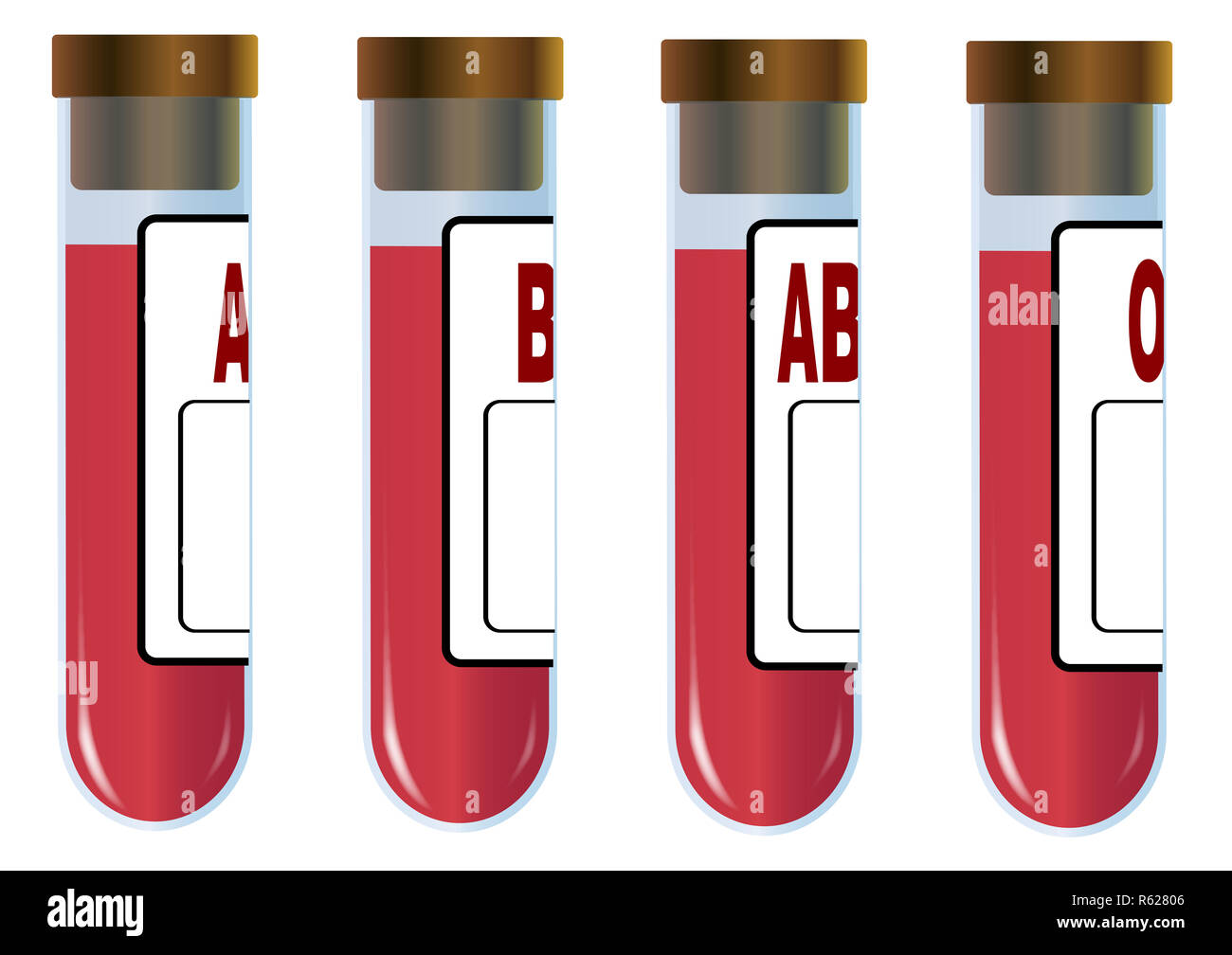 Blood samples tubes Cut Out Stock Images & Pictures - Alamy