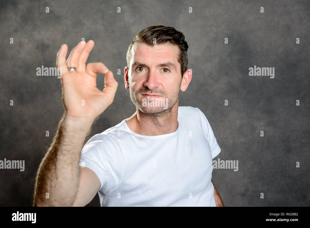Photo positive guy show hi-res stock photography and images - Alamy