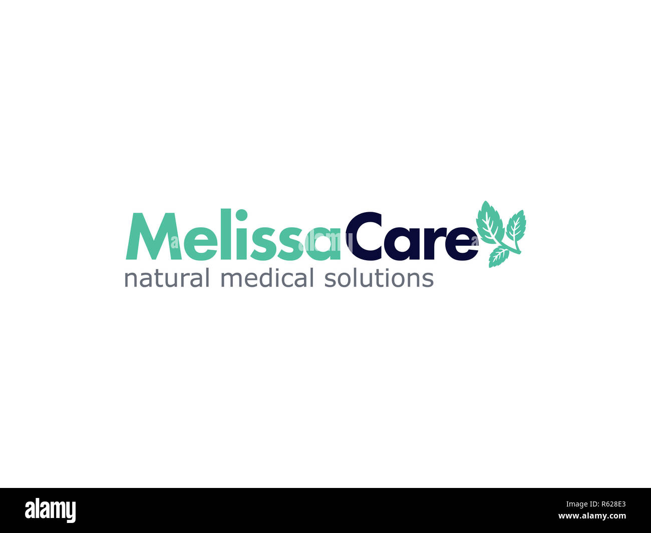 Melissa Care Logo Vector Template. Melissa leaves at the end of the ...
