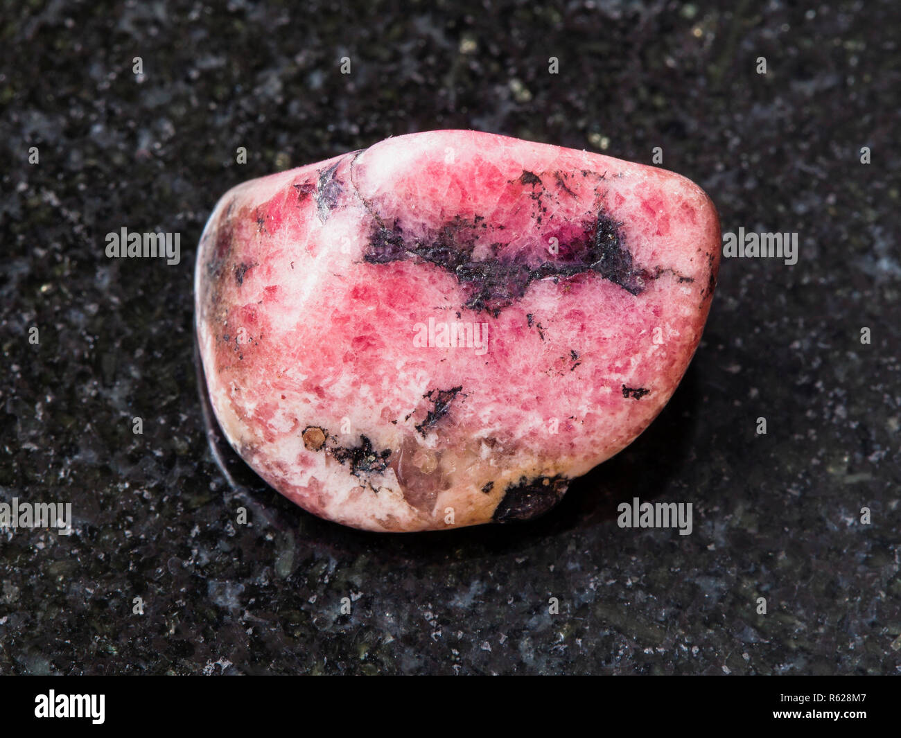 Pink and black rhodonite hi-res stock photography and images - Alamy
