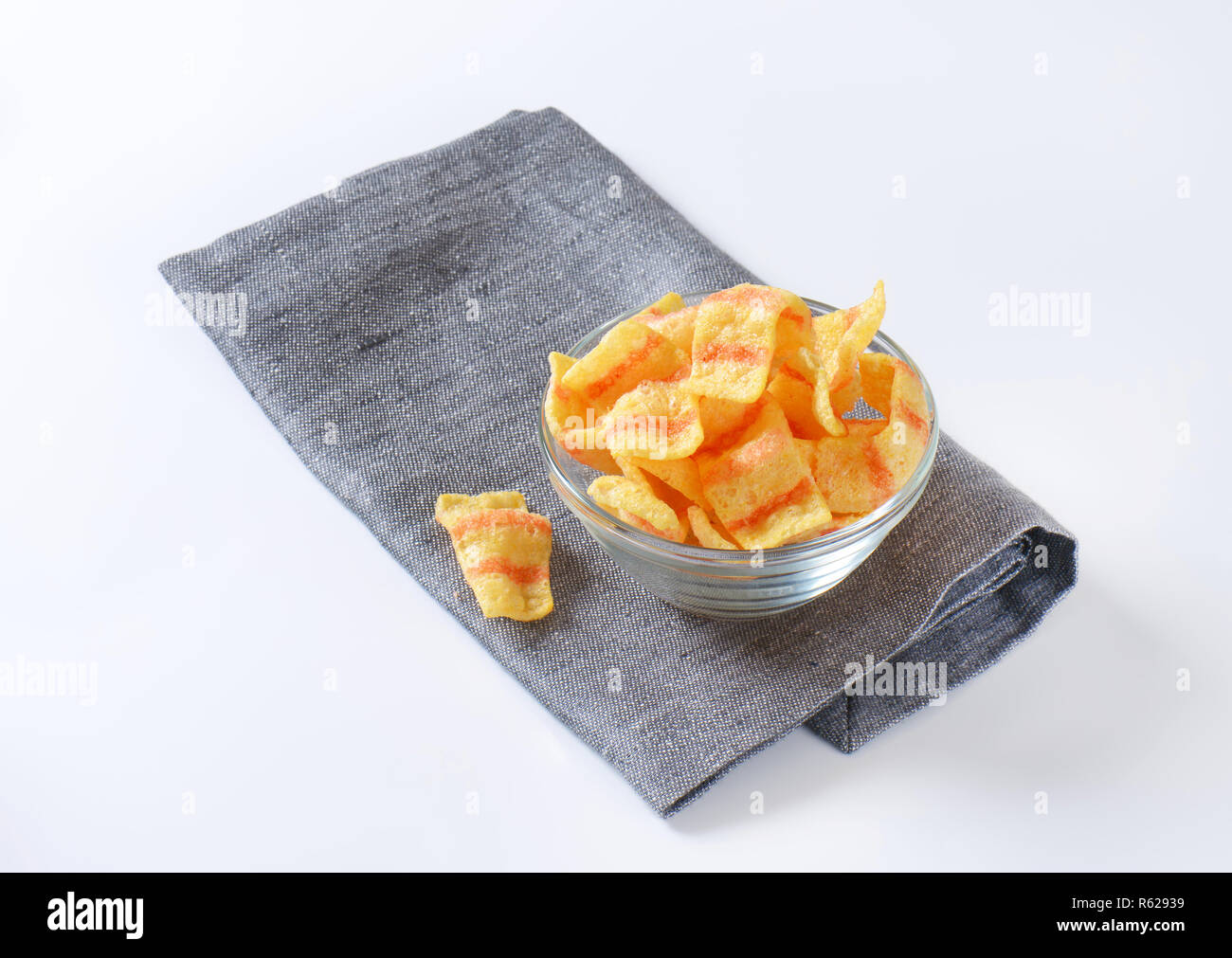 Puffed Bacon Chips Stock Photo - Alamy