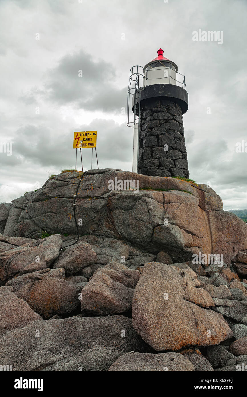 Gravdal lighthouse hi-res stock photography and images - Alamy