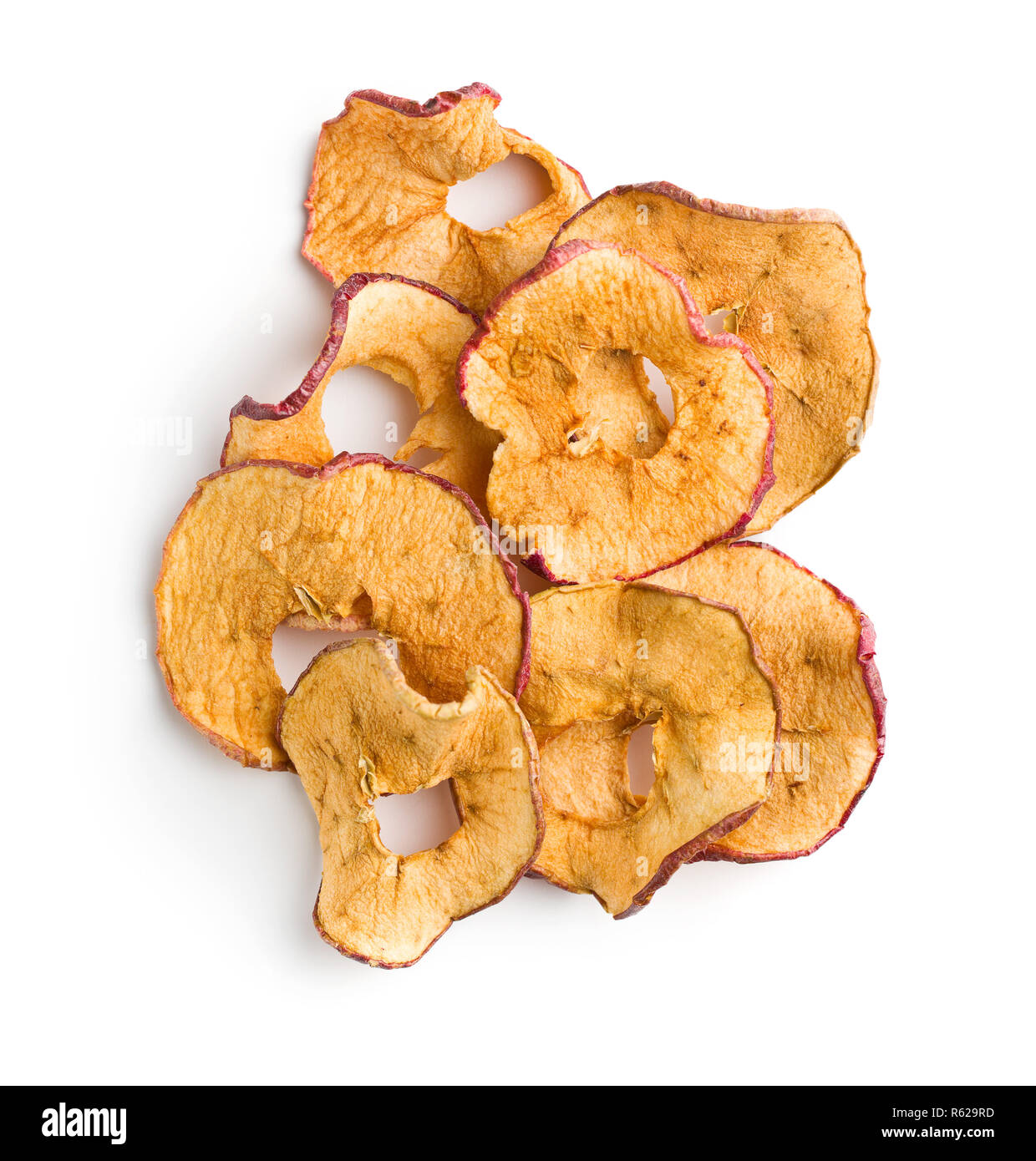 Dried apple rings Cut Out Stock Images & Pictures - Alamy