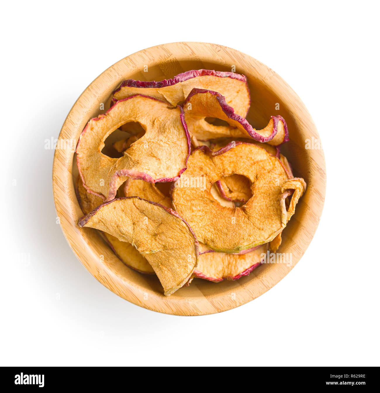 Dried apple rings Cut Out Stock Images & Pictures - Alamy