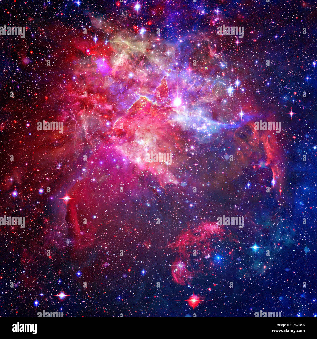 Beautiful nebula, stars and galaxies Stock Photo - Alamy