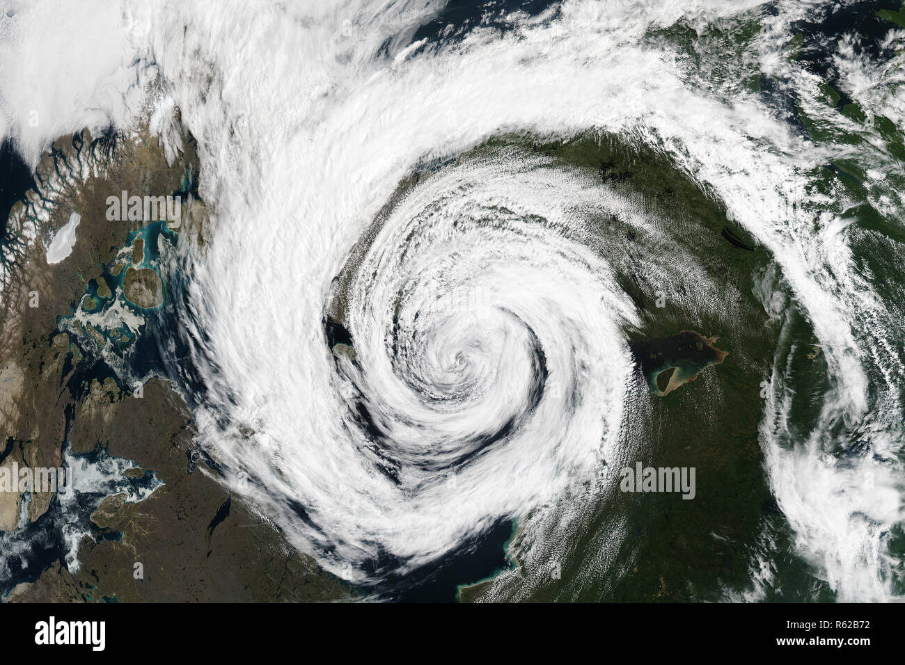 Nasa map of cyclone hi-res stock photography and images - Alamy