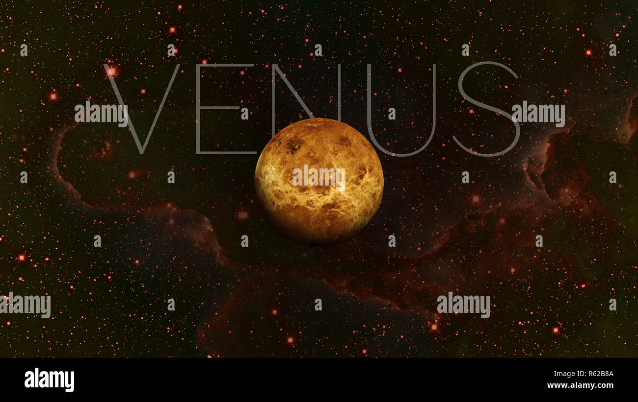 Planet Venus. Elements of this image furnished by NASA Stock Photo - Alamy