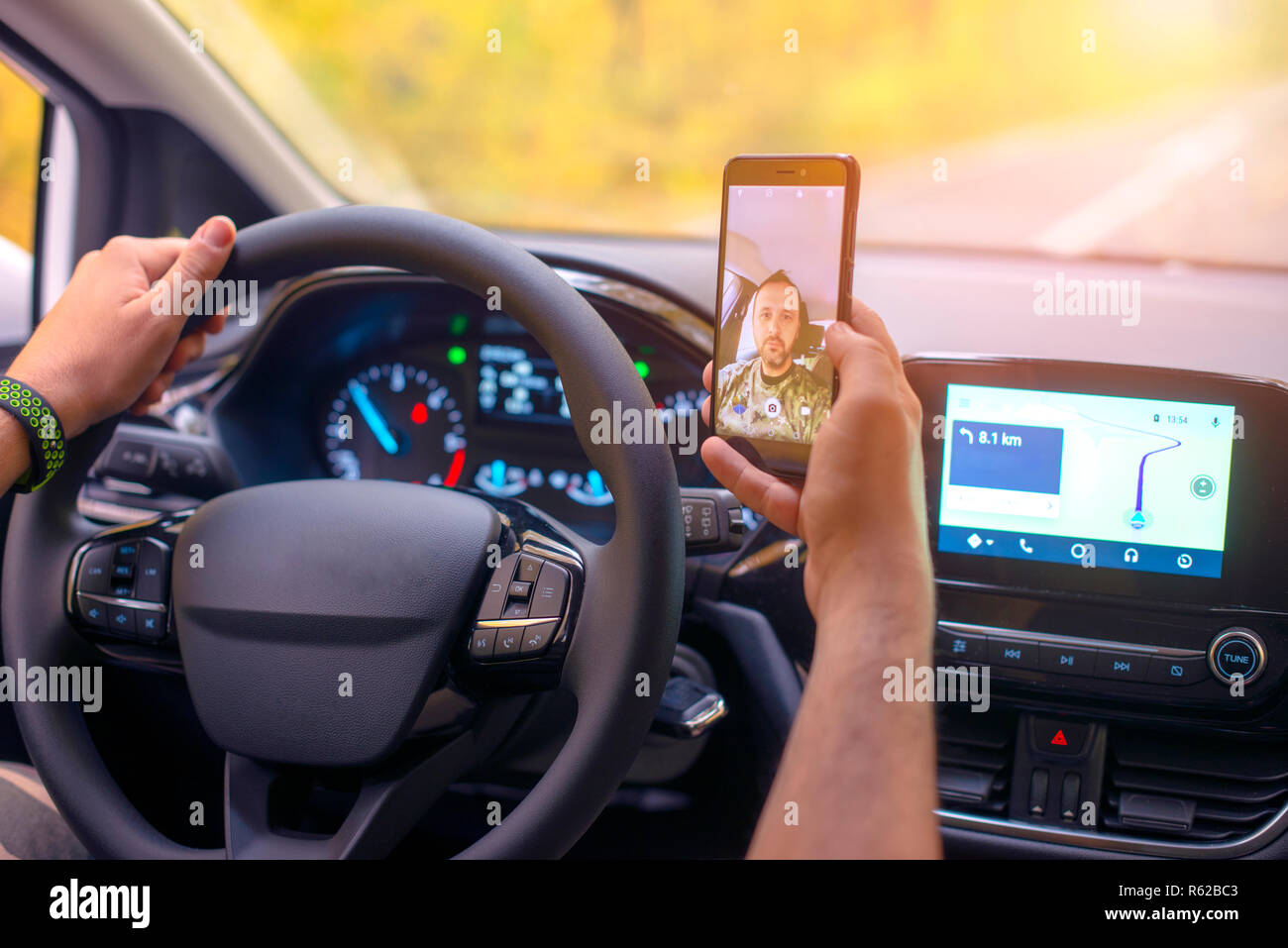 Stylish driving hi-res stock photography and images - Alamy