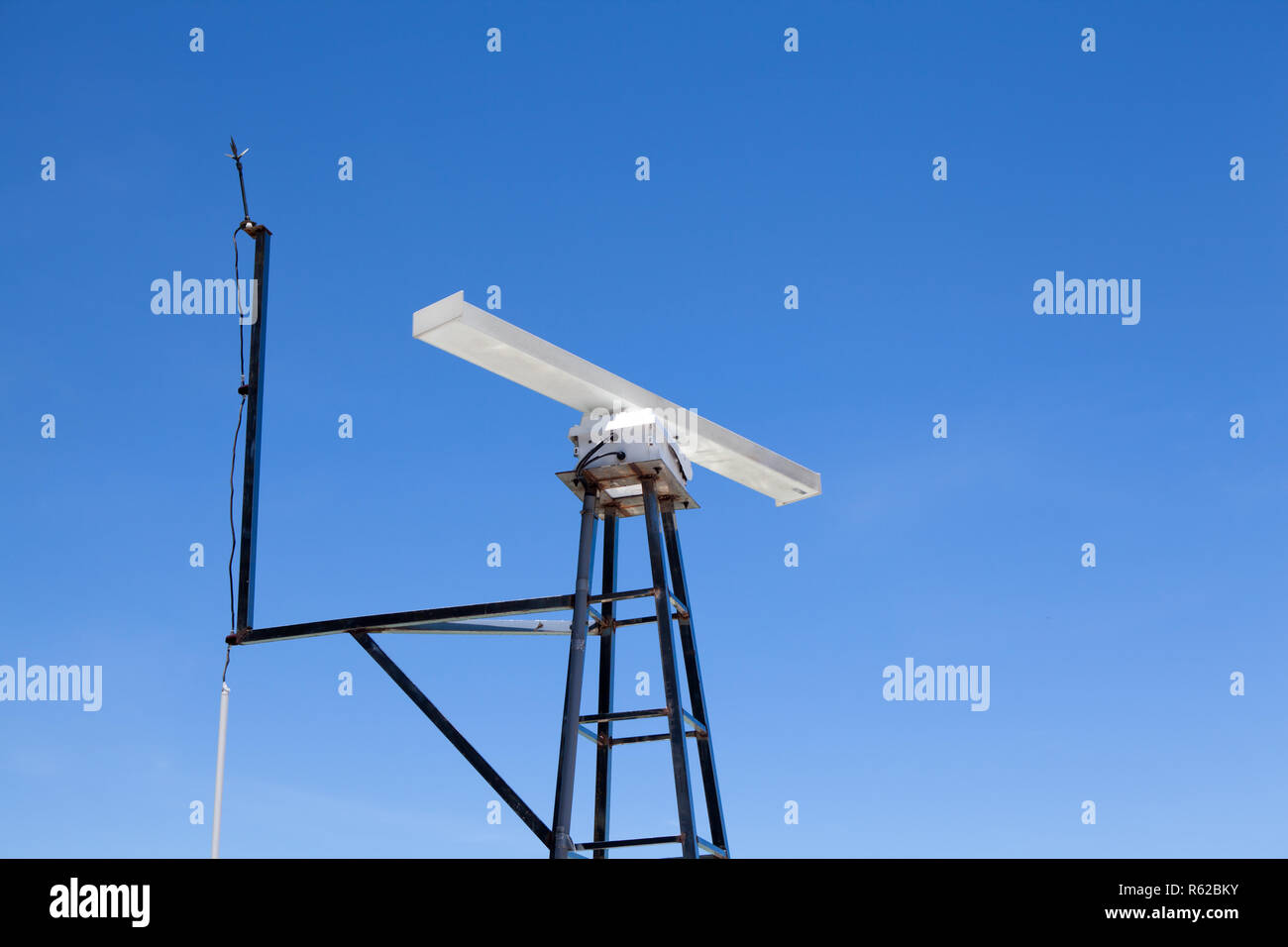 The radar and navigator system Stock Photo - Alamy