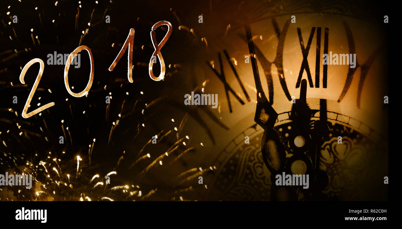 Clock fireworks hi-res stock photography and images - Alamy