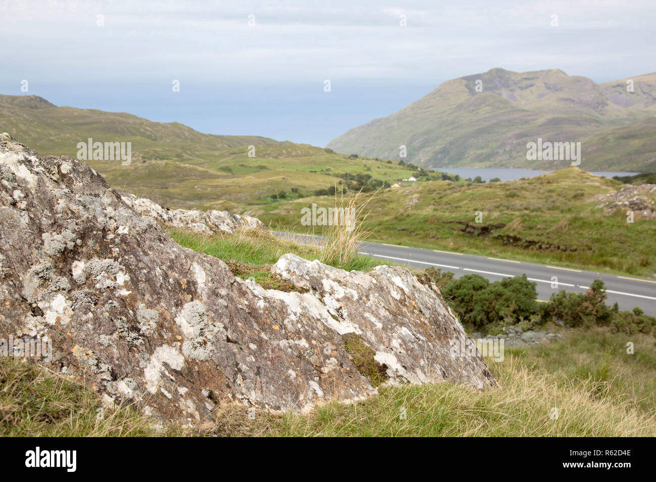 Open Road, Killary Fjord; Connemara National Park; Ireland Stock Photo ...