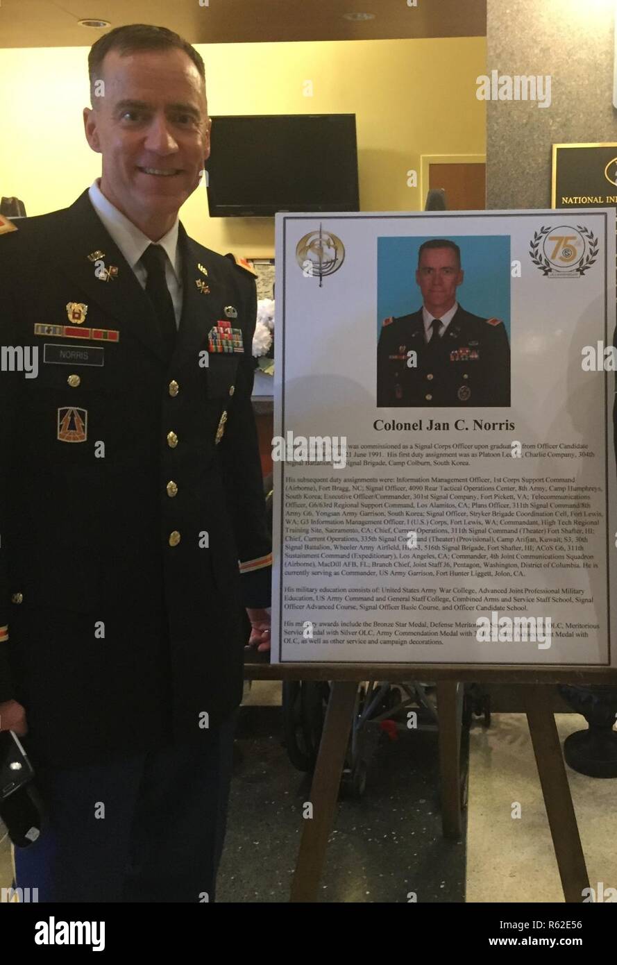 On May 8, 2017, Fort Hunter Liggett's Commander, Col. Jan C. Norris ...