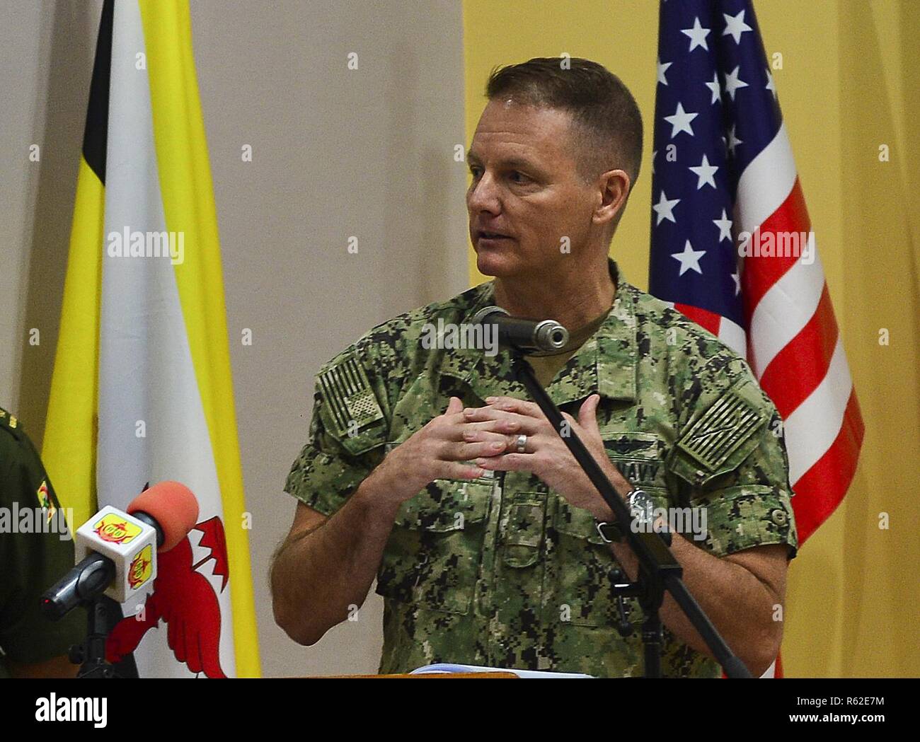 MUARA NAVAL BASE, Brunei (Nov. 16, 2018) - Rear Adm. Joey Tynch ...
