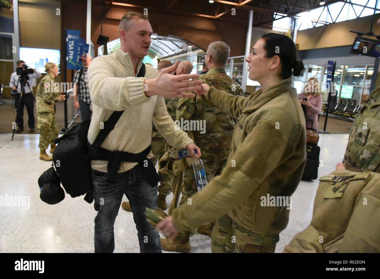 Army Spc. Tanner Otto, of the 1st Battalion, 188th Air Defense ...