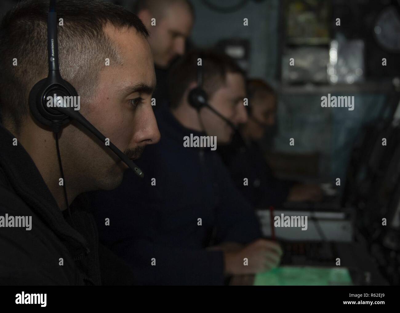NORWEGIAN SEA (Nov. 16, 2018) Air Traffic Controlman 2nd Class Daniel ...