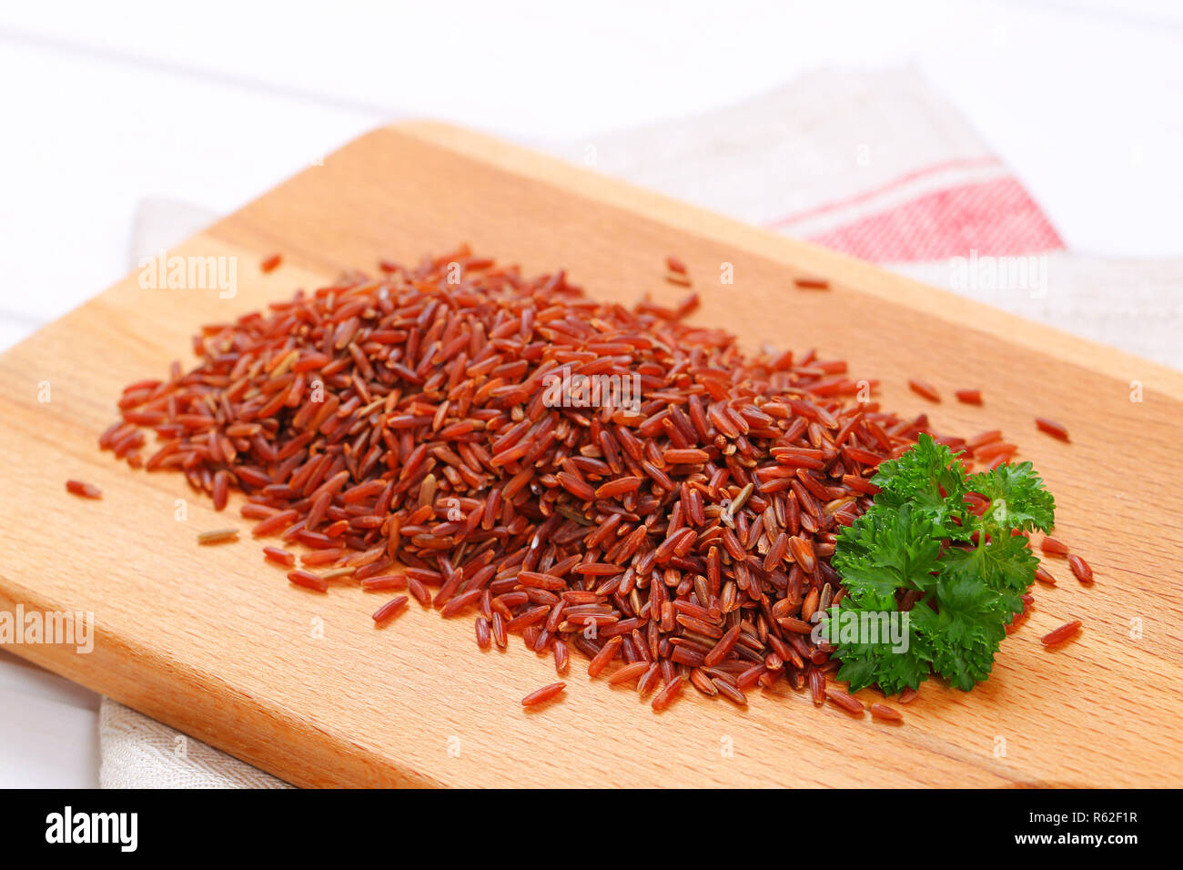 pile of red rice Stock Photo - Alamy